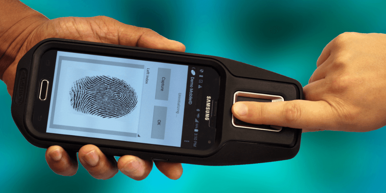 Dataworks Evolution Integrated Biometrics Scanner - Integrated Biometrics