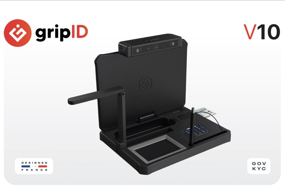 GripID unveils the V10, a portable all-in-one biometric enrollment ...